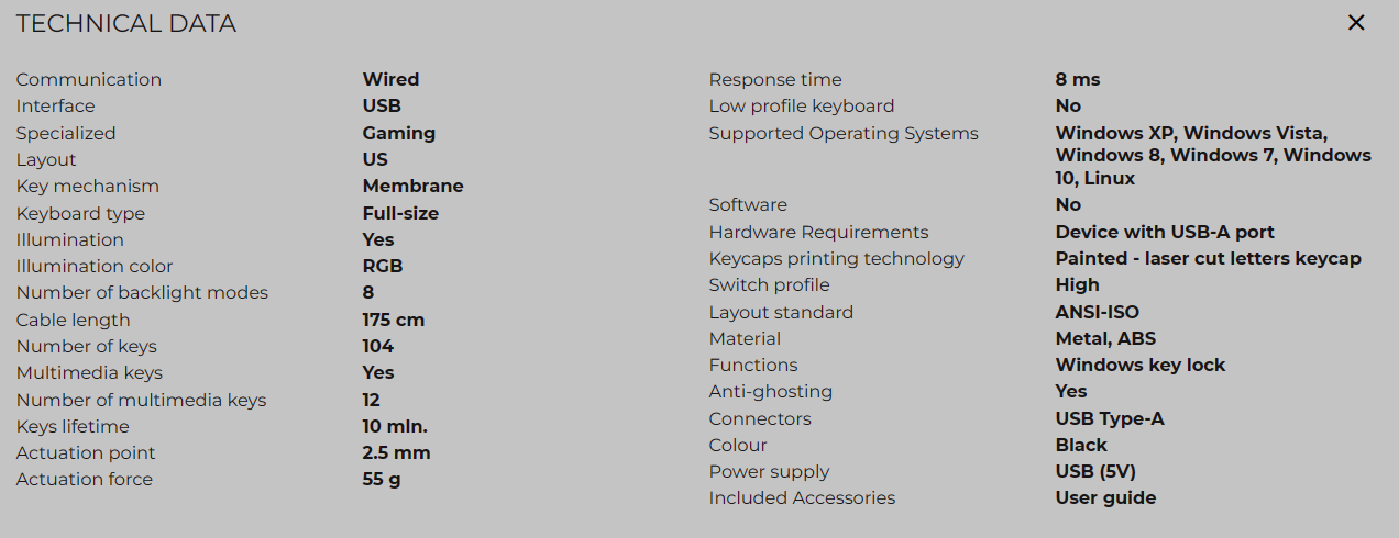 Genesis Rhod 300 RGB GAMING KEYBOARD - De winkel voor uw Computer en ...